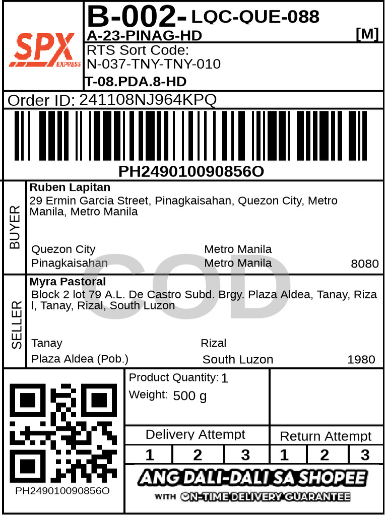 Air Waybill-581 | PDF