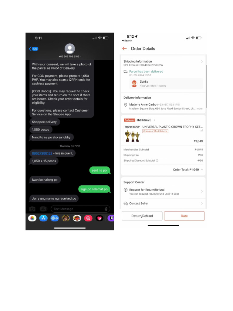 Trophy Receipt | PDF