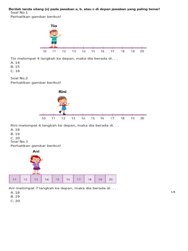 Soal Matematika Kelas 2 Penjumlahan Dan Pengurangan | PDF