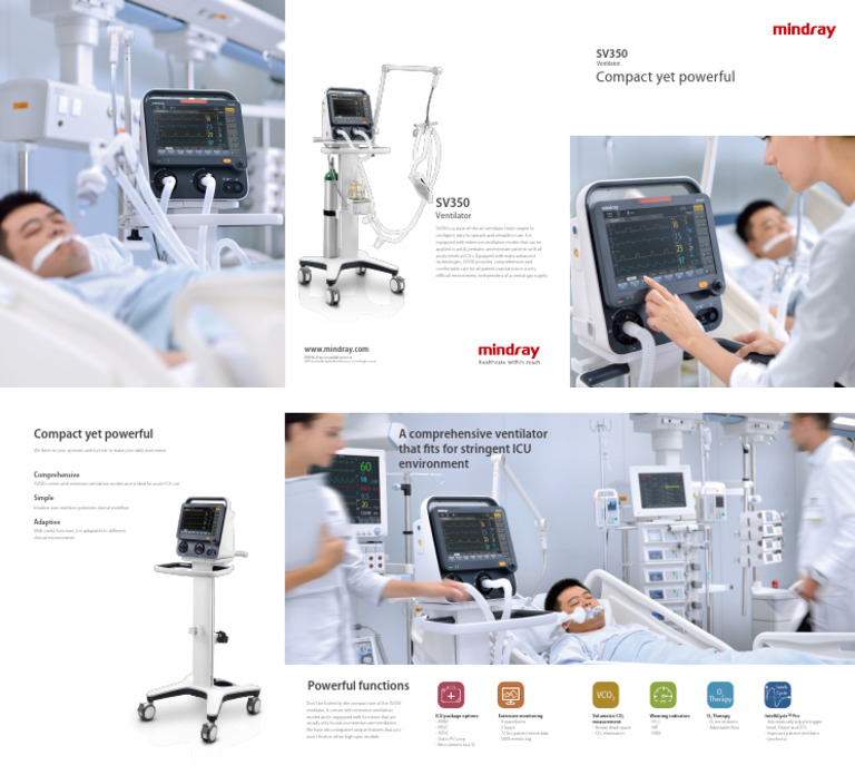 SV350 Brochure ENG 20221018 S | PDF | Intensive Care Unit | Medical Specialties