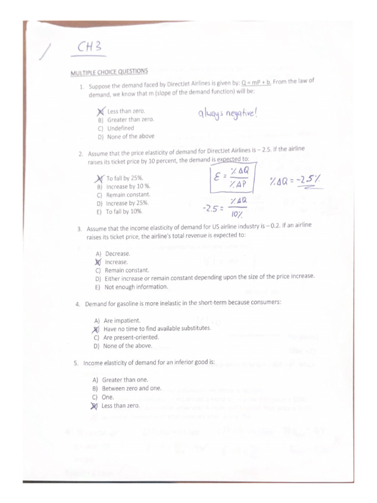 Answers CH3 | PDF