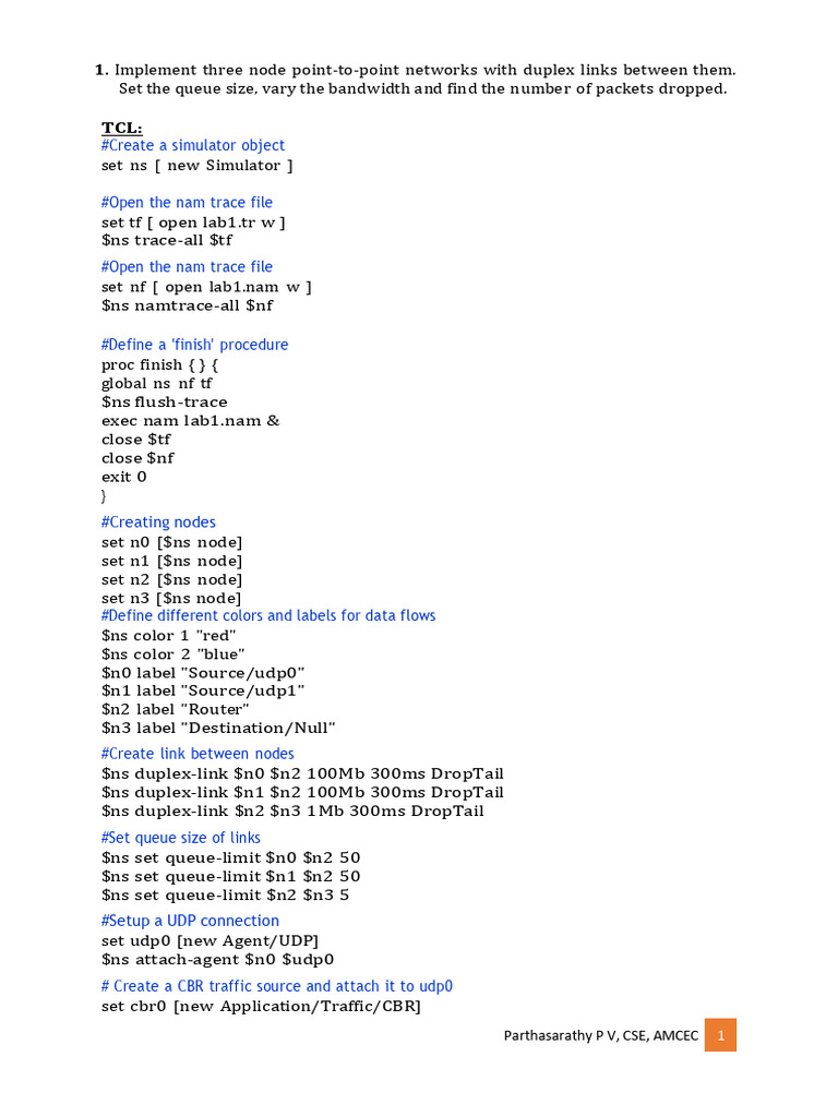 CN Lab Exp-1-1 | PDF | Computer Network | Network Topology