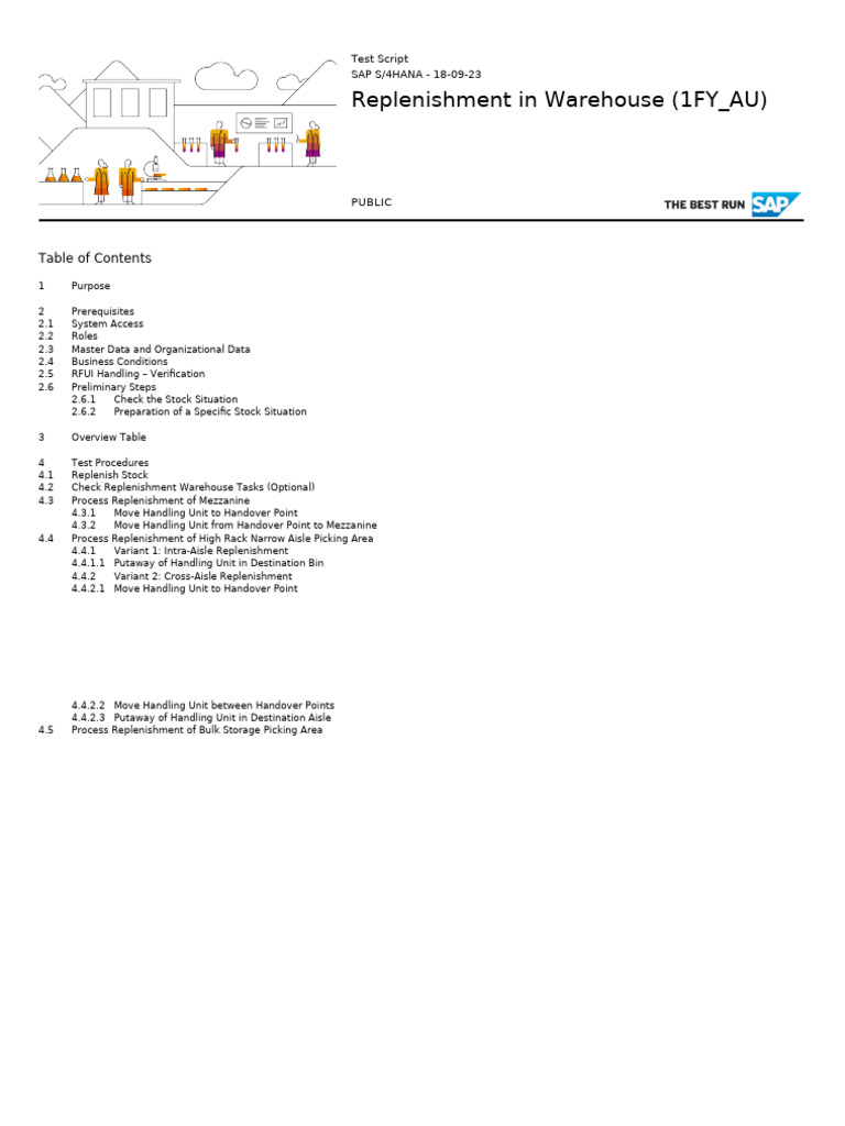1fy S4hana2023 BPD en Au | PDF | Warehouse | Supply Chain Management