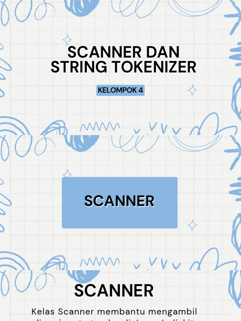 Scanner & StringTokenizer Java | PDF | Komputer