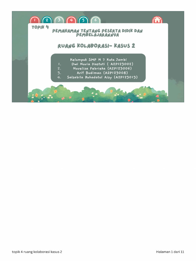 Topik 4 Ruang Kolaborasi Kasus 2 | PDF