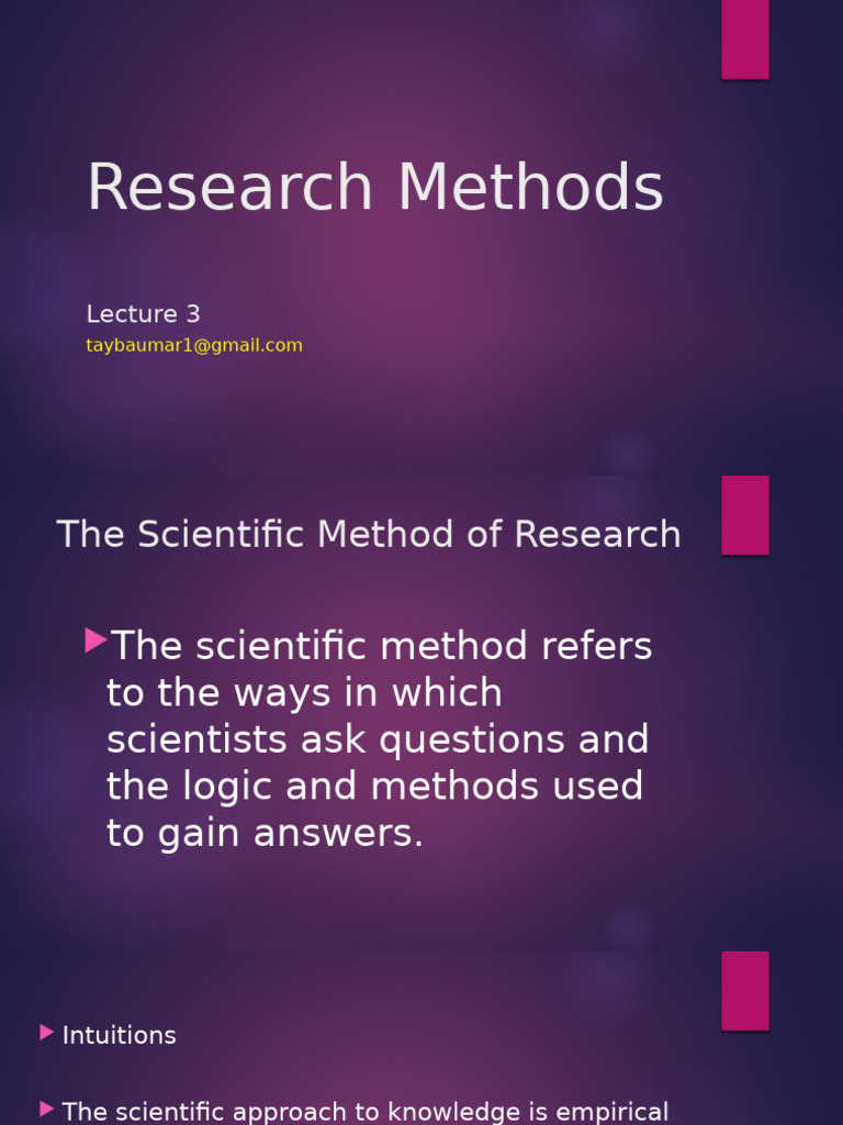Research Methods - PPTM | PDF | Career & Growth