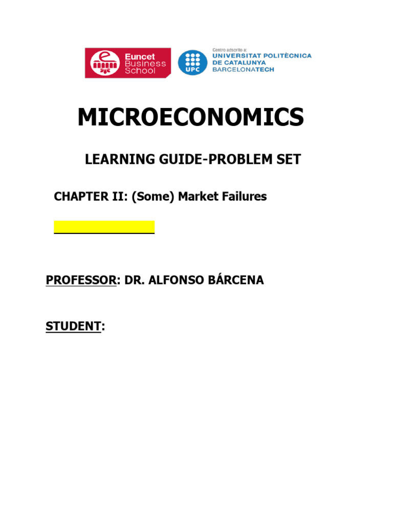 UNIT 5 PROBLEM SET | PDF | Externality | Taxes