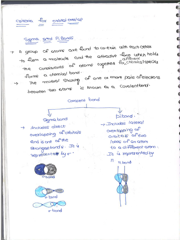 Chemical Bonding - II Notes | PDF