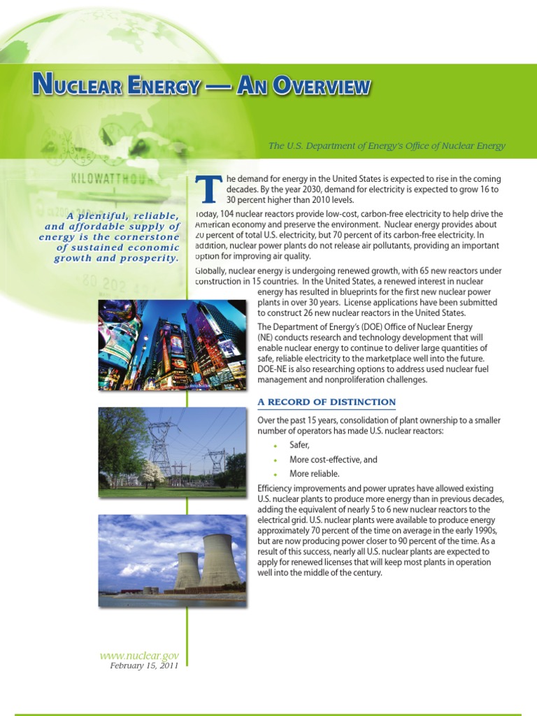 13 DOE 2012 Overview Factsheet Final | PDF | United States Department ...