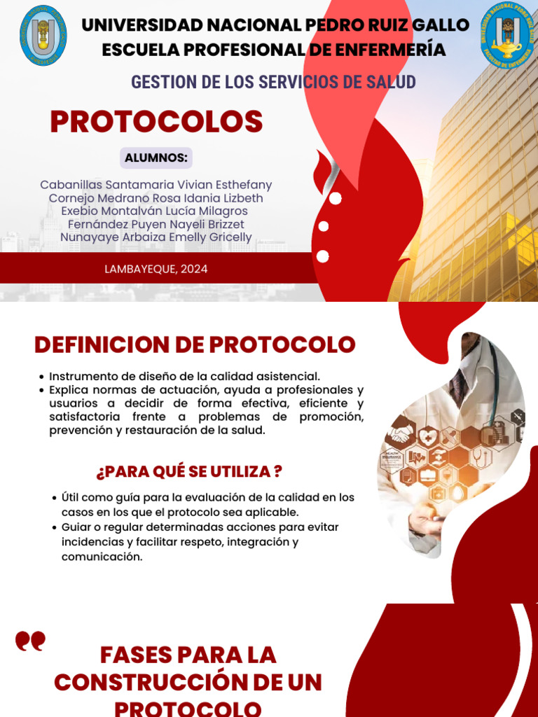 Protocolos Gestion | PDF | Evaluación | Algoritmos