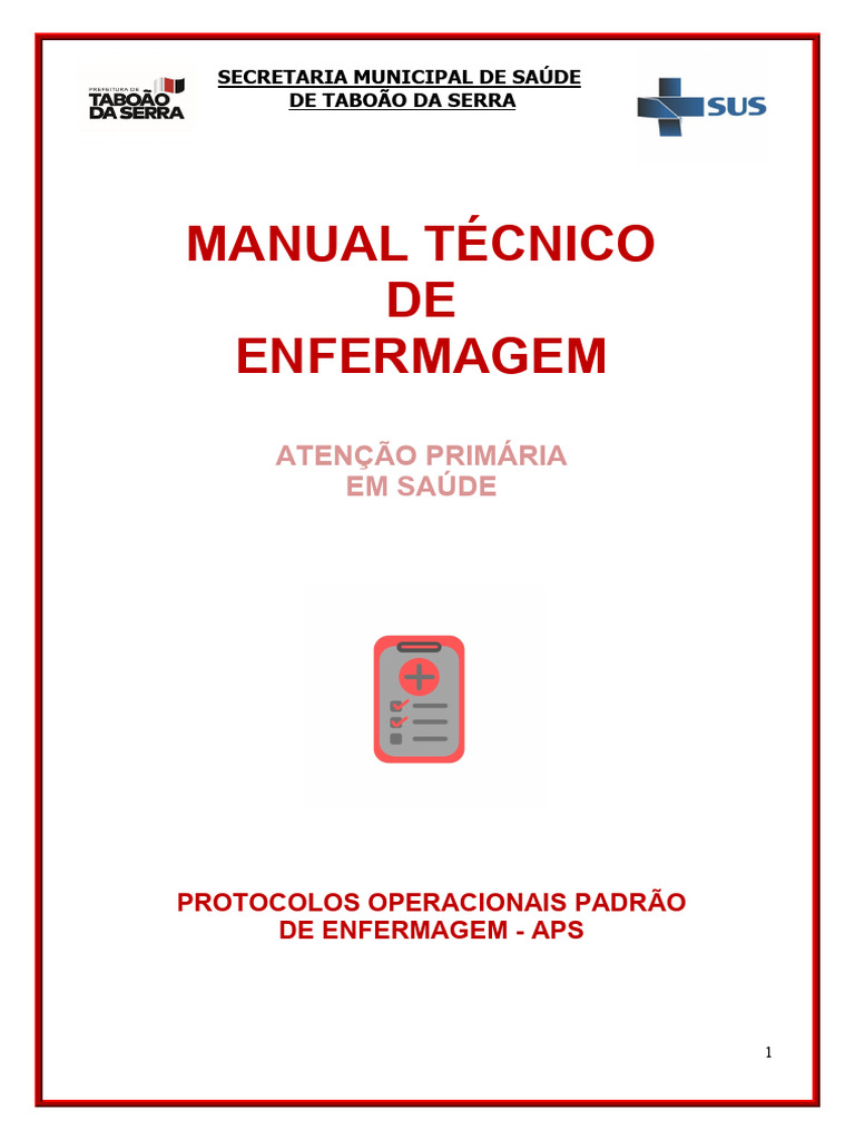 Manual Com POPs Final | PDF | Enfermagem