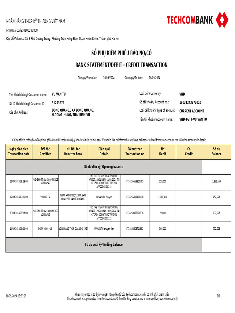 SaoKeTK 10092024 16092024 | PDF