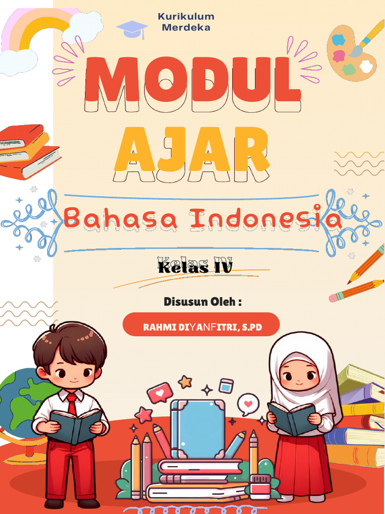 Modul Ajar B.Indo Kelas IV SMT 2 | PDF | Seni & Disiplin Bahasa