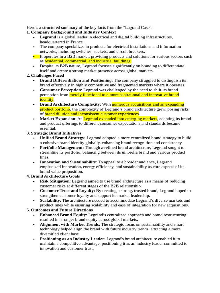 Lagrand | PDF | Brand | Business