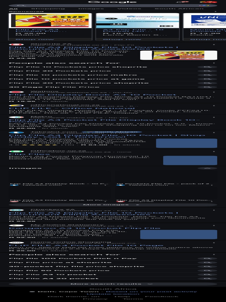 Flip File 10 Pockets Price - Google Search | PDF