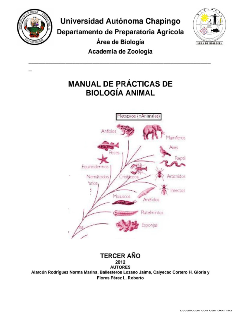Manual de Biología Animal | PDF