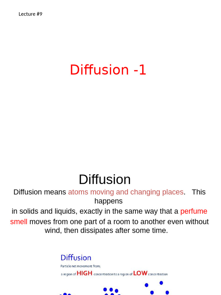 PM I Diffusion I | PDF | Science & Mathematics