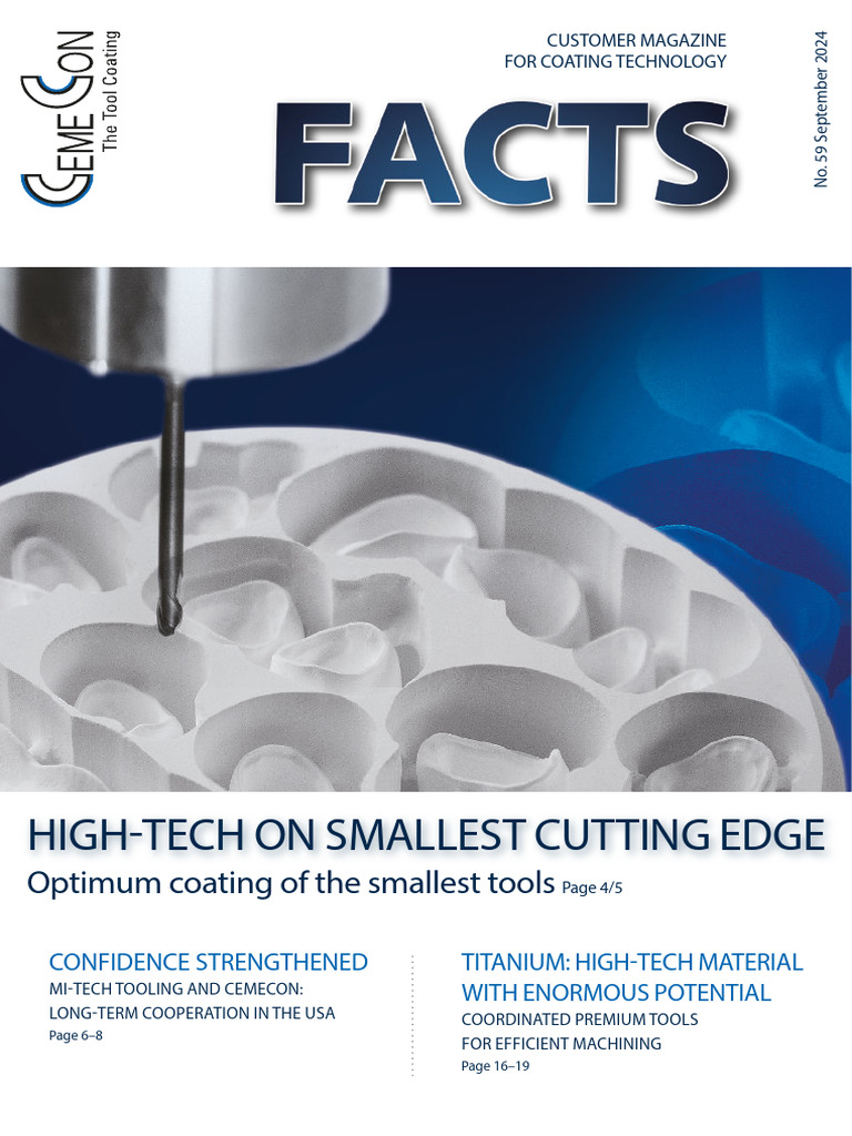 Cemecon FACTS 59 en | PDF | Titanium | Machining