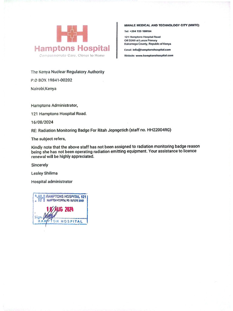 Draft Letter | PDF