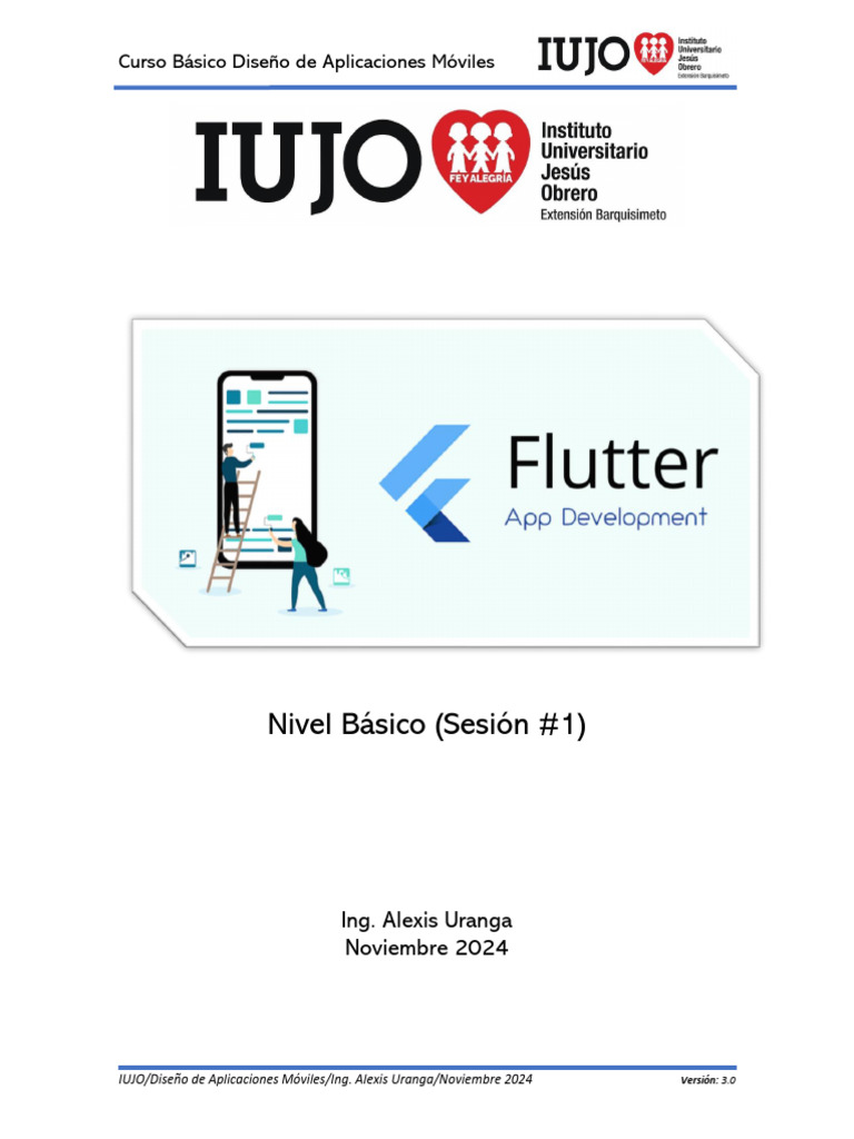 1 - Guia Nivel Basico Clase #1, Flutter V3 Instalacion Del Entorno | PDF | Aplicación movil ...