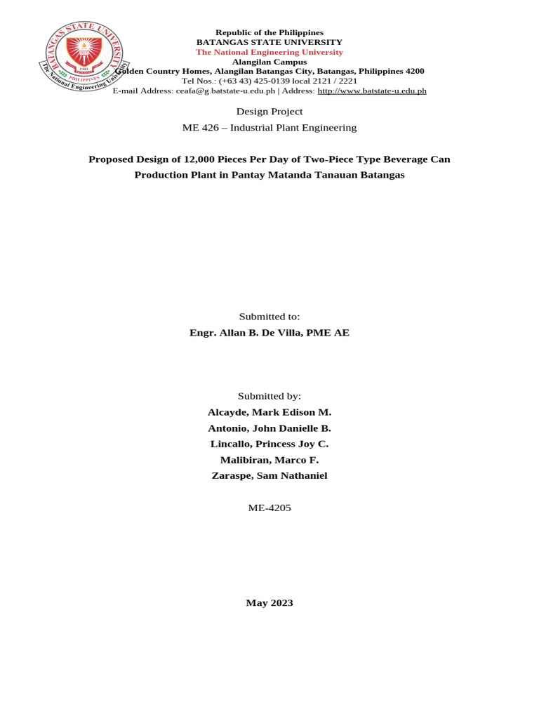 IPE Mini Thesis Revision 1 | PDF | Metals | Waste Management