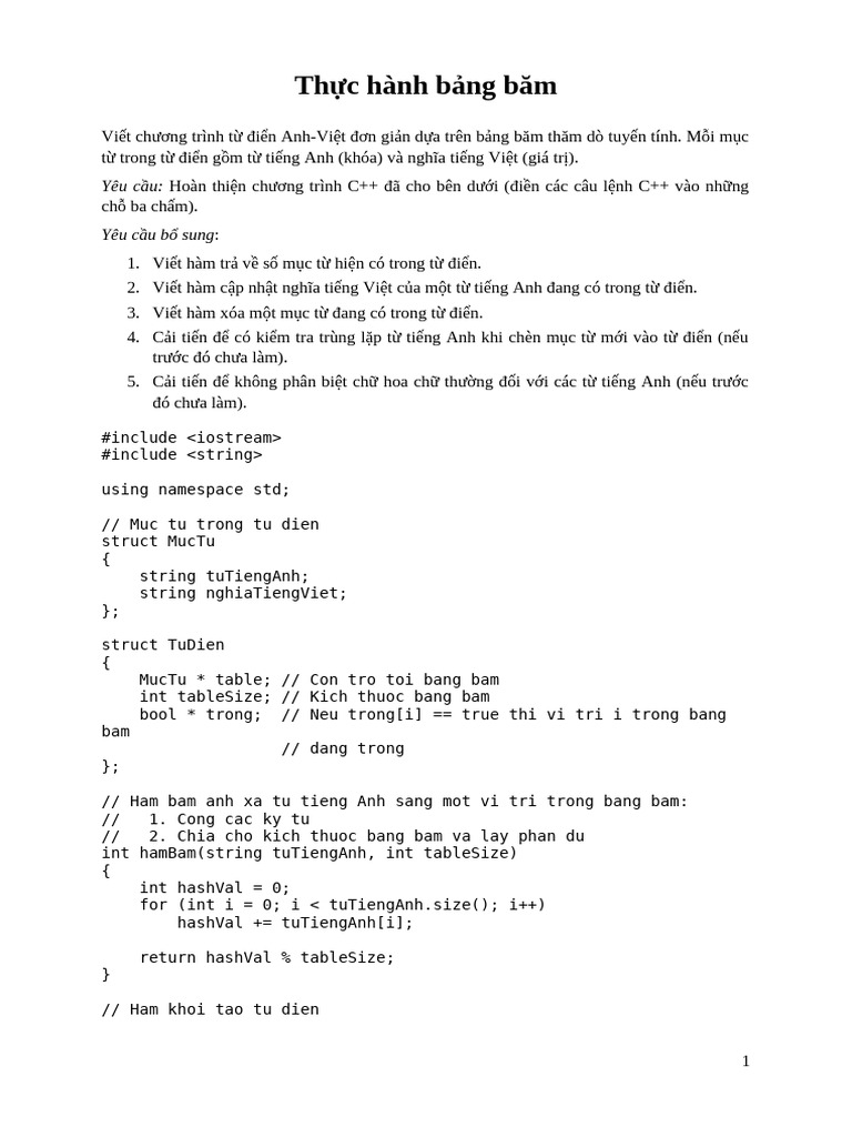 CTDL Th4 Bang Bam | PDF