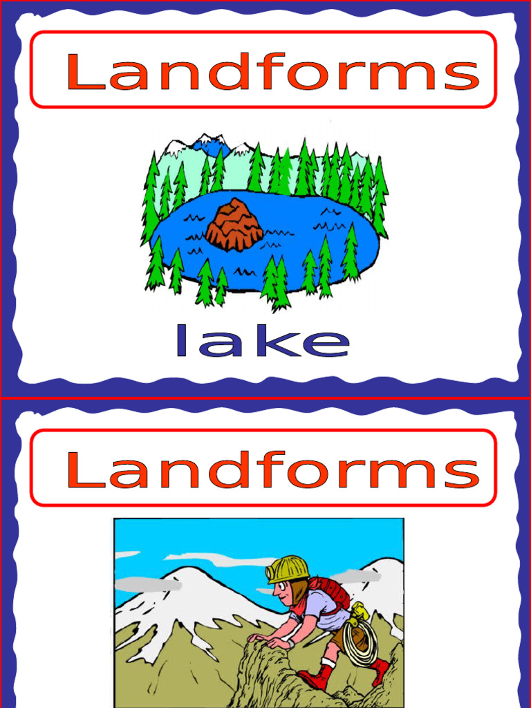 Landforms 1 Flashcards - 41307 | PDF