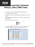 ALV Report Using CL - SALV - TABLE - SAP ABAP | PDF | Software Development | Computer Science