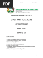 Grade 9 Assignment 2025 Memorandum | PDF | Arithmetic | Mathematics