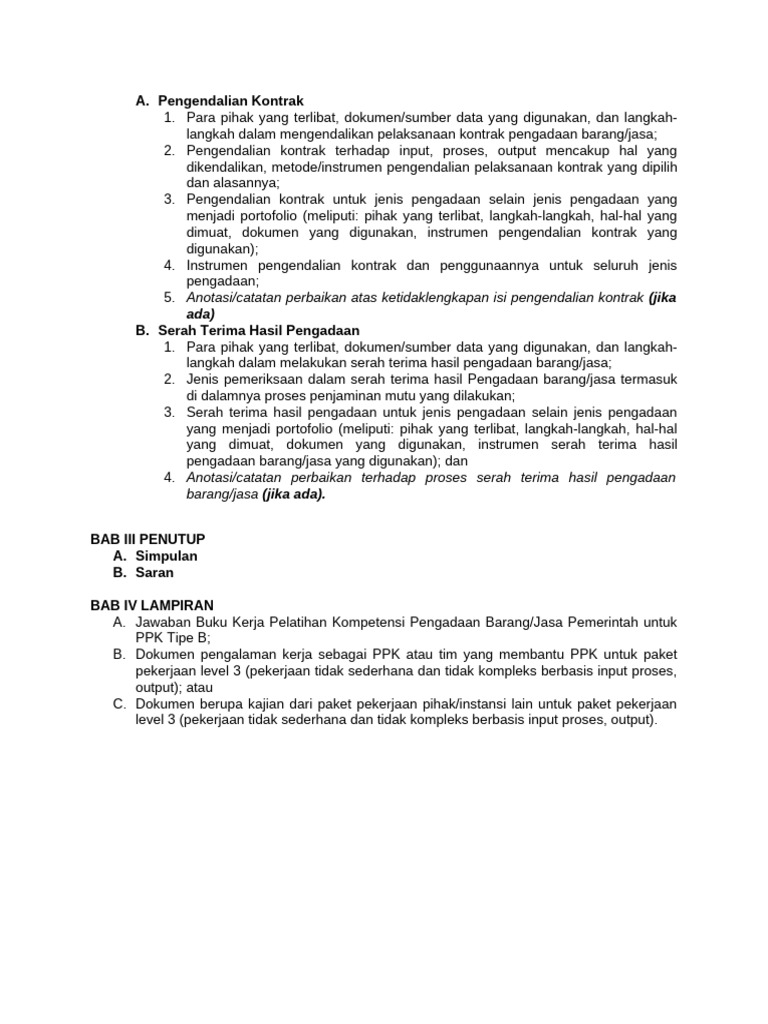 FORMAT LAPORAN PORTOFOLIO PPK TIPE B 2023 - JK 3 Copy 2 | PDF FORMAT LAPORAN PORTOFOLIO PPK TIPE B 2023 - JK 3 Copy 2 | PDF