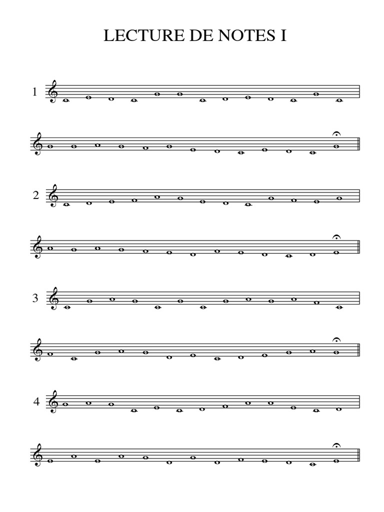 Lecture de Notes Exercices 1 | PDF