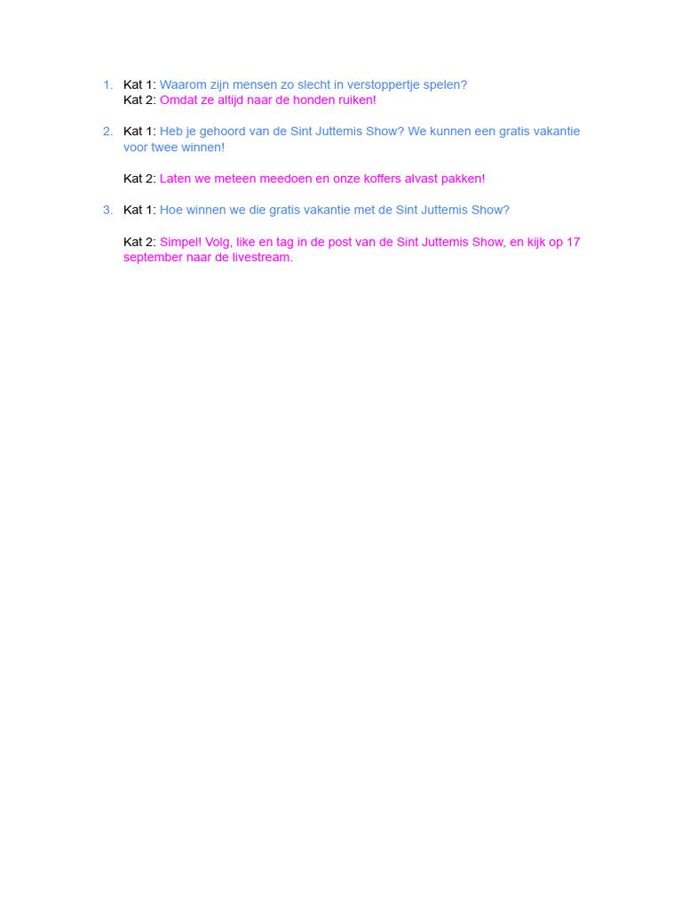 Script Cats | PDF