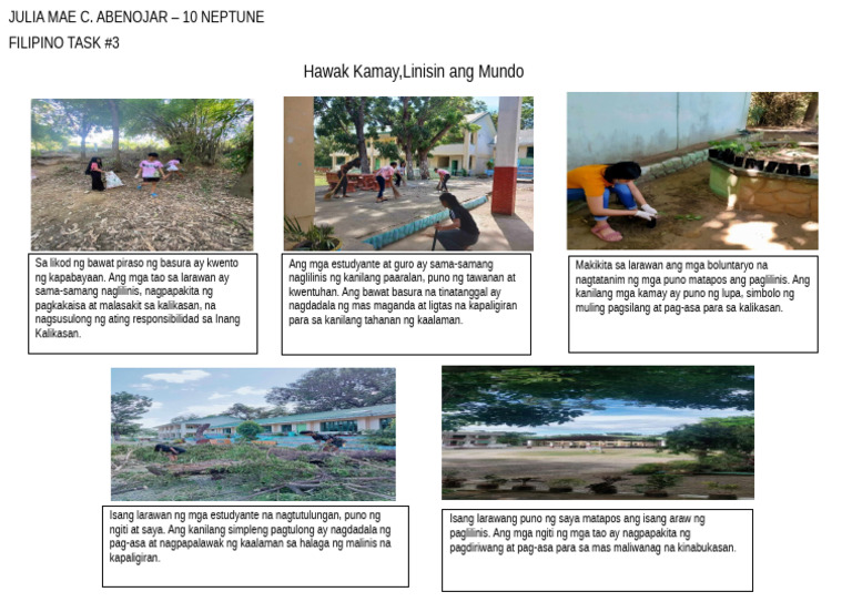 Filipino 10 Photo Essay | PDF