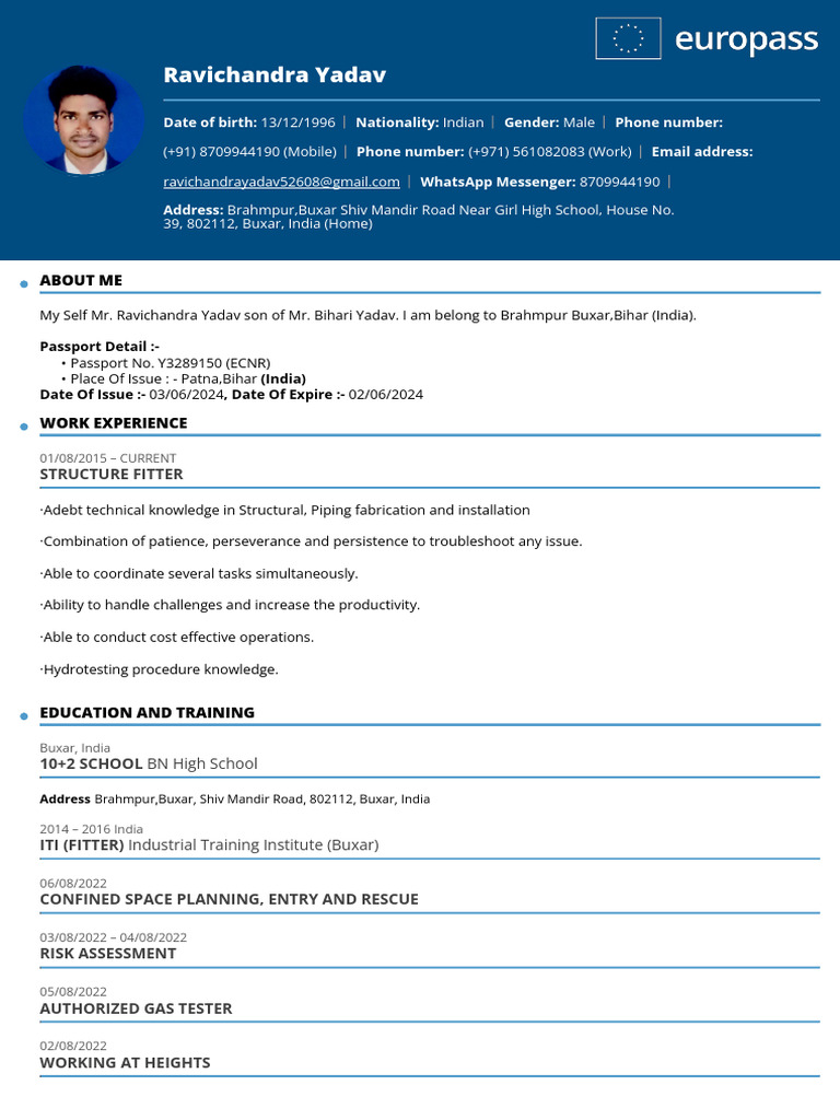 Ravi Chandra Yadav (1) | PDF