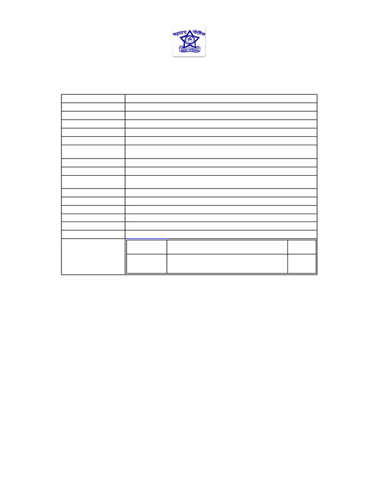 Maharashtra Traffic Police: Challan Details | PDF