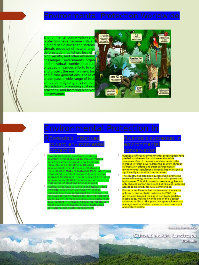 Environmental Protection Worldwide | PDF | Water Pollution | Habitat ...