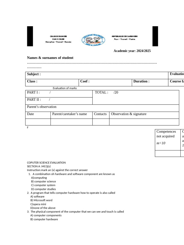 Coputer Science-Wps Office | PDF | Computers