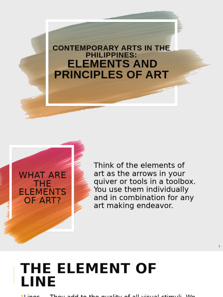 Elements of Art in Philippine Contemporary Arts | PDF | Color ...