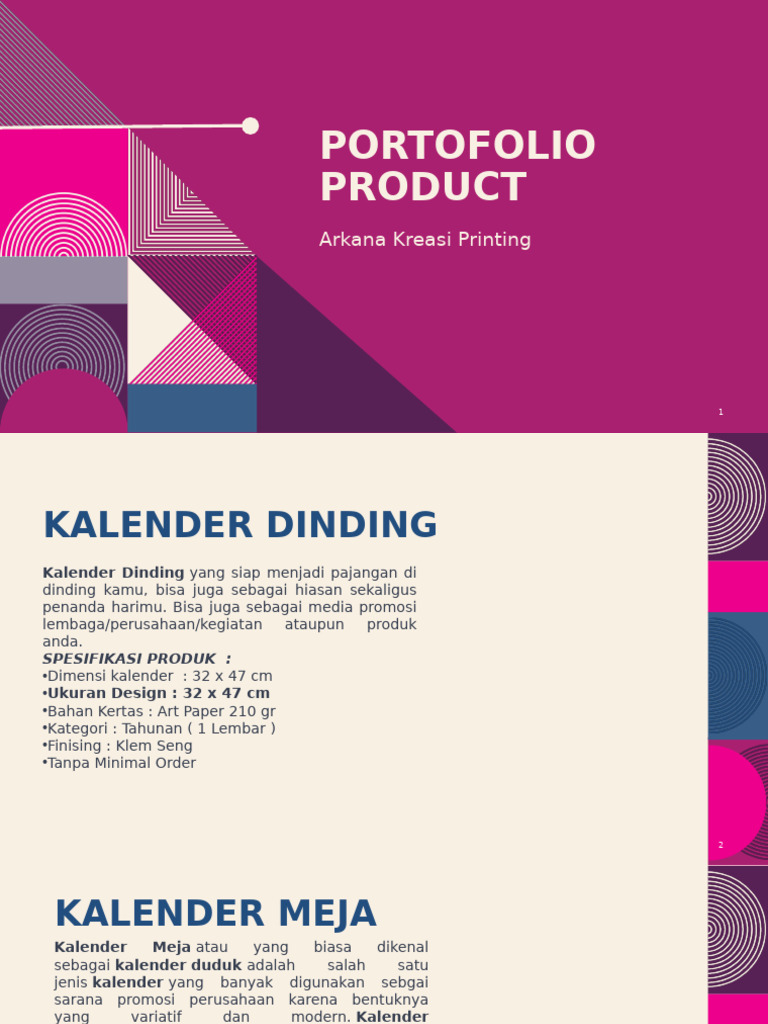 Portofolio Product | PDF | Karier & Perkembangan | Griya & Taman