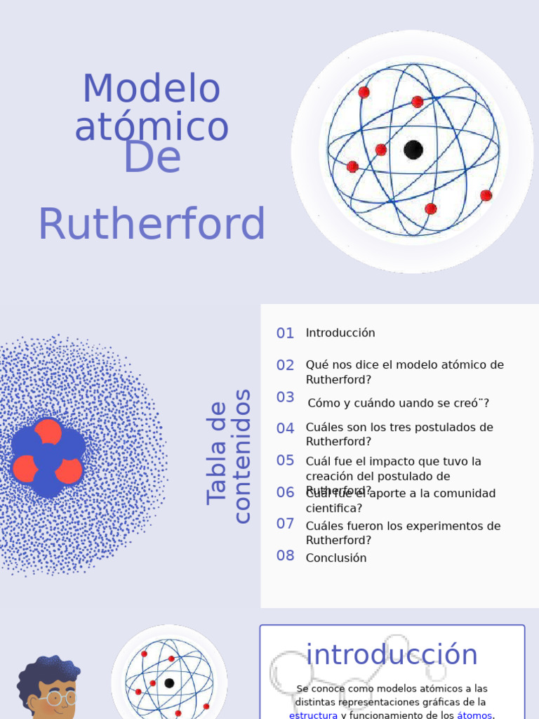 Rutherford | PDF | Núcleo atómico | Átomos