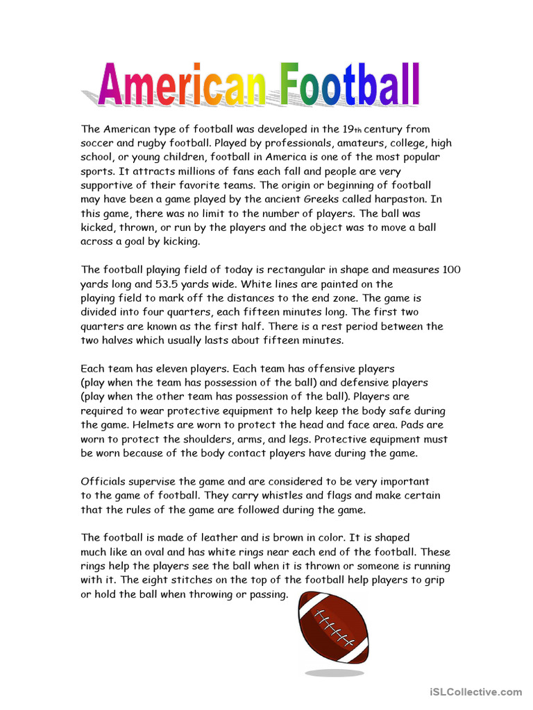 American Football | PDF | American Football | Team Sports