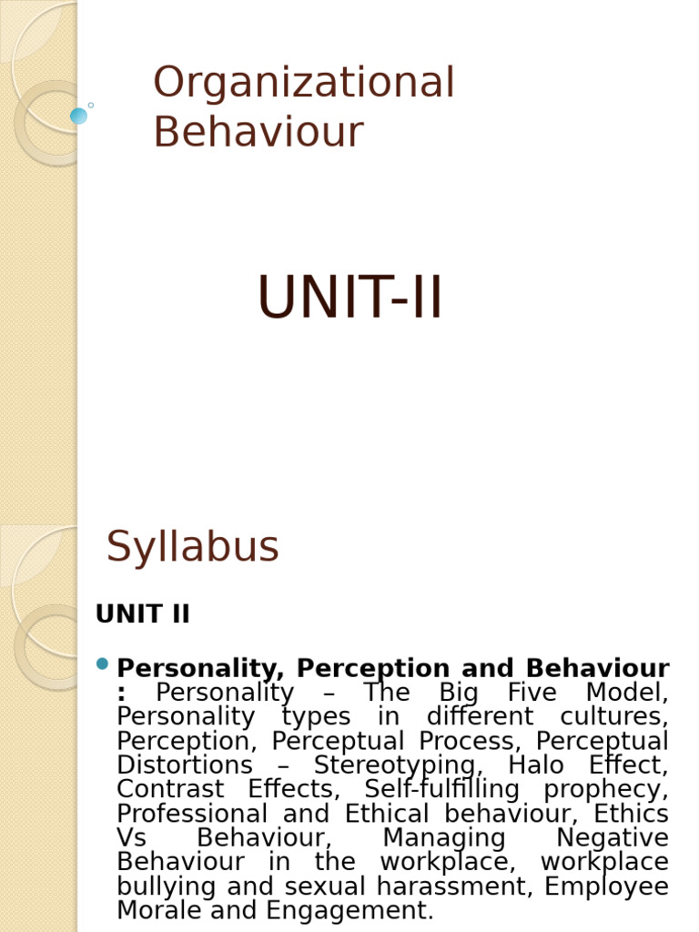 Ob 2 | PDF | Perception | Extraversion And Introversion