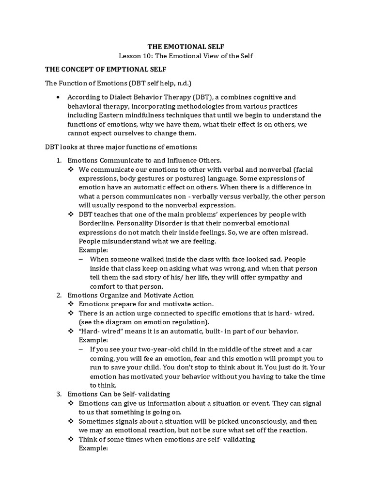 Understanding The Self (Reviewer) | PDF | Sleep | Self Concept