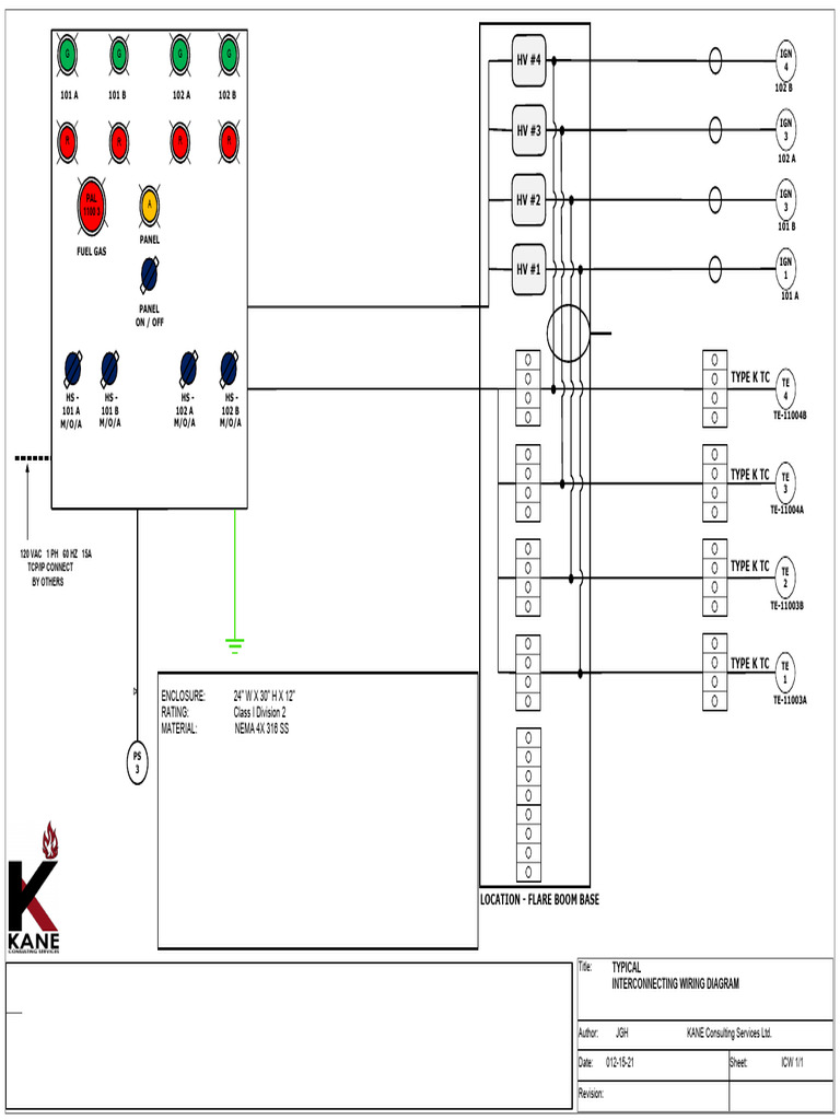 Typical Interconnecting Wiring Diagram | PDF | Electrical Engineering