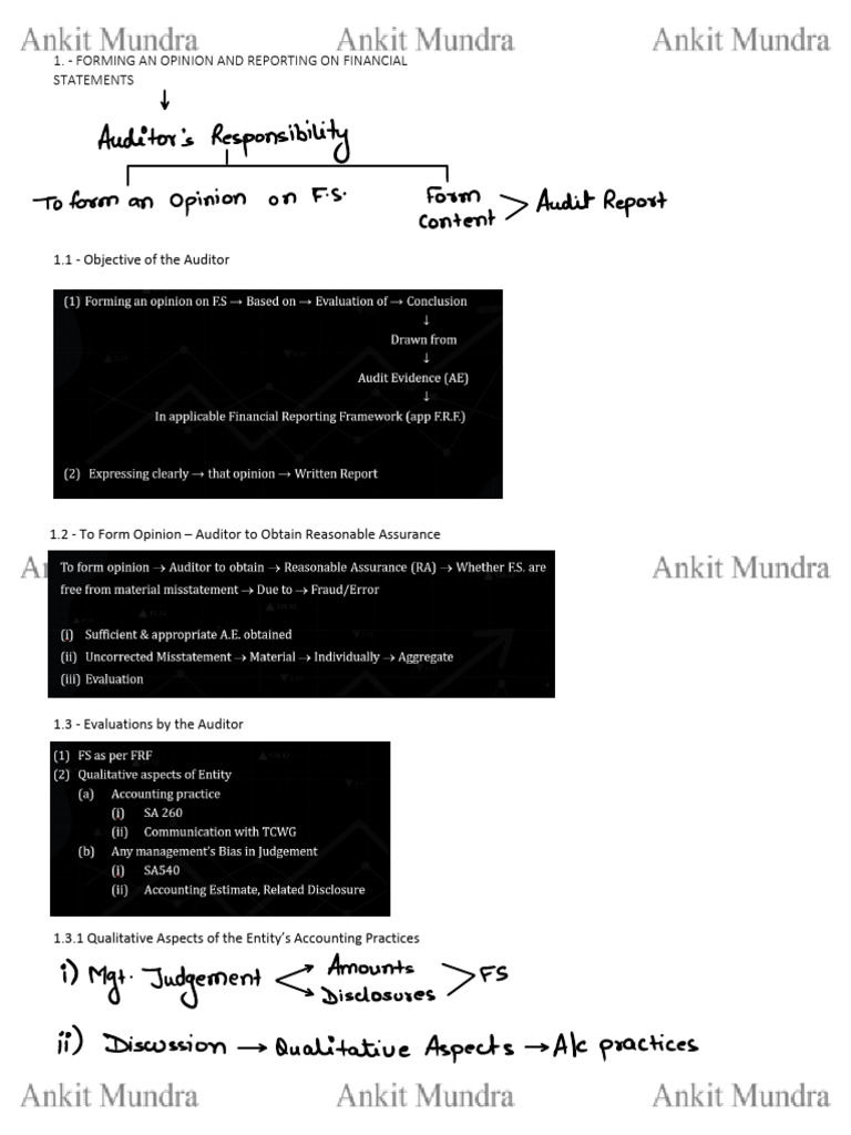 Chapter 8 - Audit Report-1 | PDF | Auditor's Report | Financial Audit