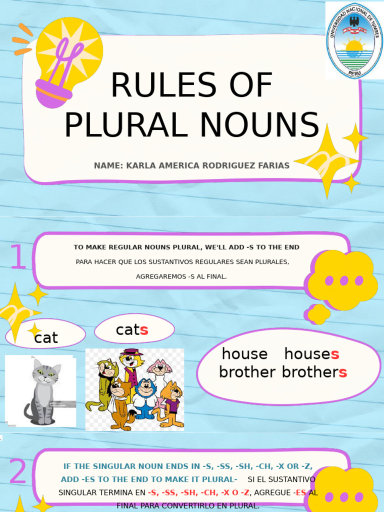 Plural Nouns | PDF