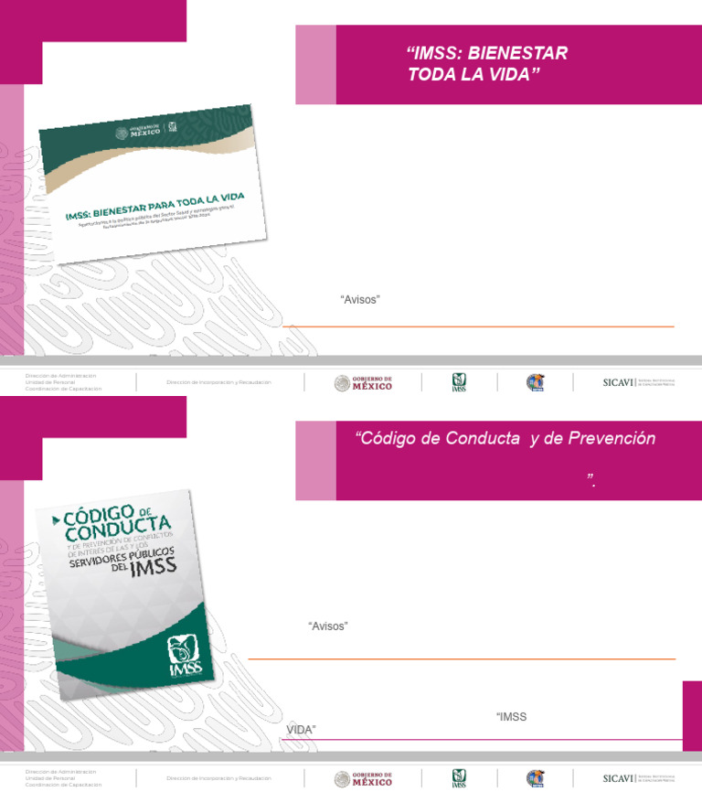 Código de Conducta IMSS 2025 | PDF | Bienestar