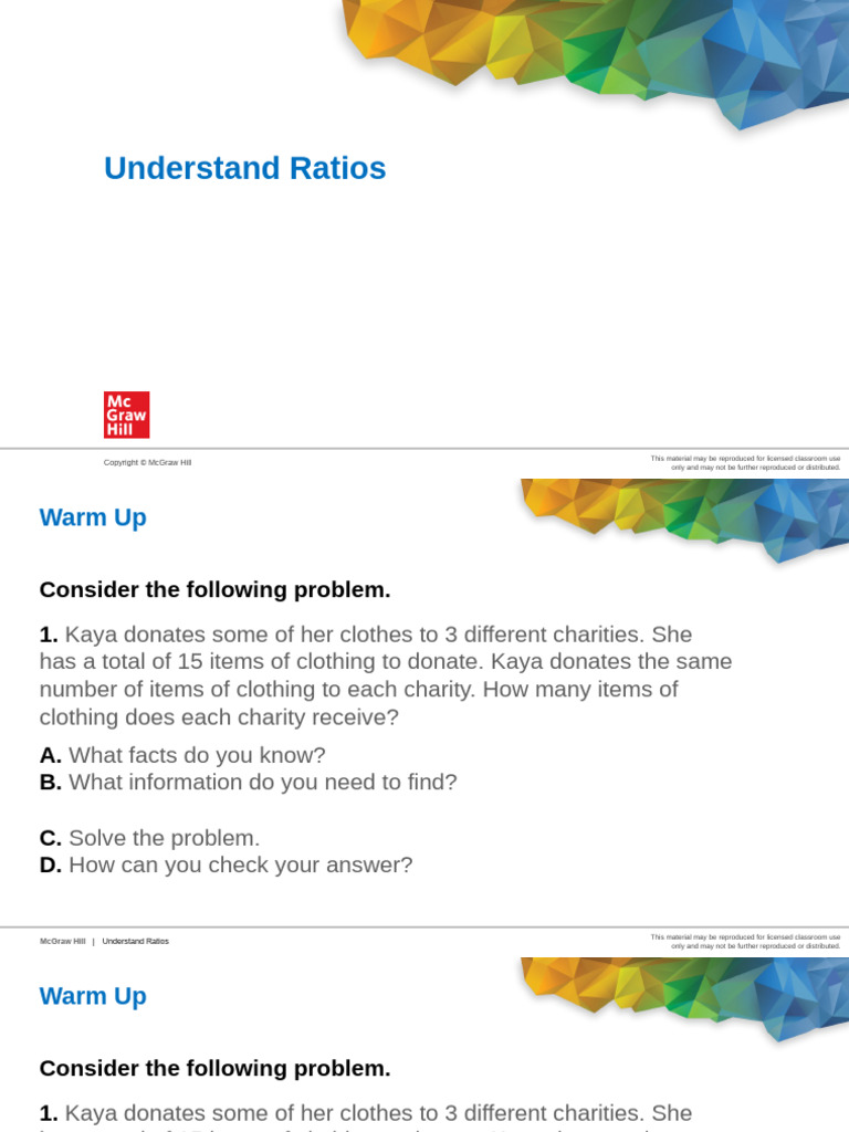 6 1 1 Understand Ratios | PDF | Ratio | Lemonade