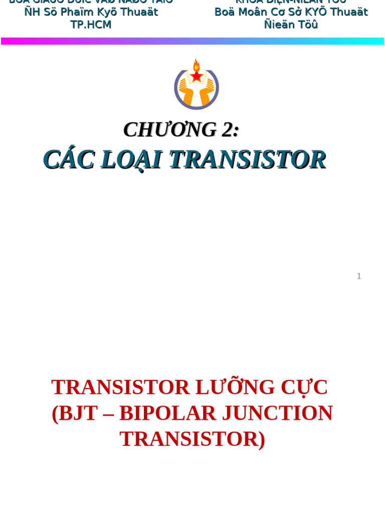 c2 Các Lo I Transistor | PDF