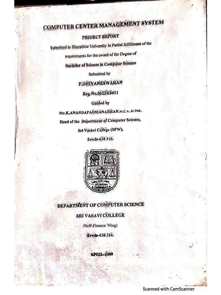 CS DOCUMENTATION Sample-1 | PDF